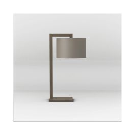 Astro Ravello Bronze Table Lamp with 250mm Oyster Shade | Lightsave