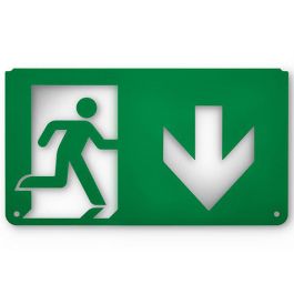 Signify Ecolink Emergency Blade Exit Down Sign | Lightsave