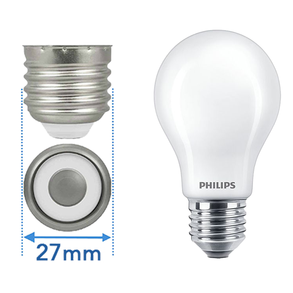 Philips CorePro 11W LED Non-Dimmable GLS/A60 2700K BC/B22 | Lightsave
