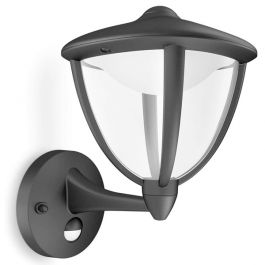 Philips Robin Wall Lantern Black Sensor