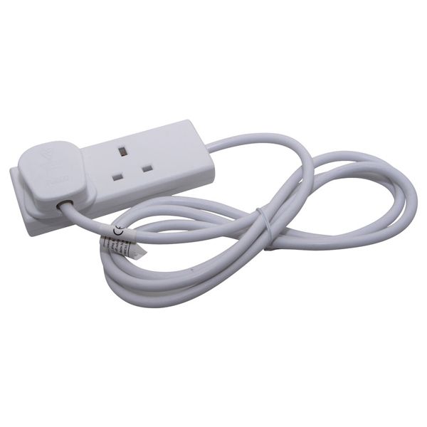 2 metre 1 gang extension lead