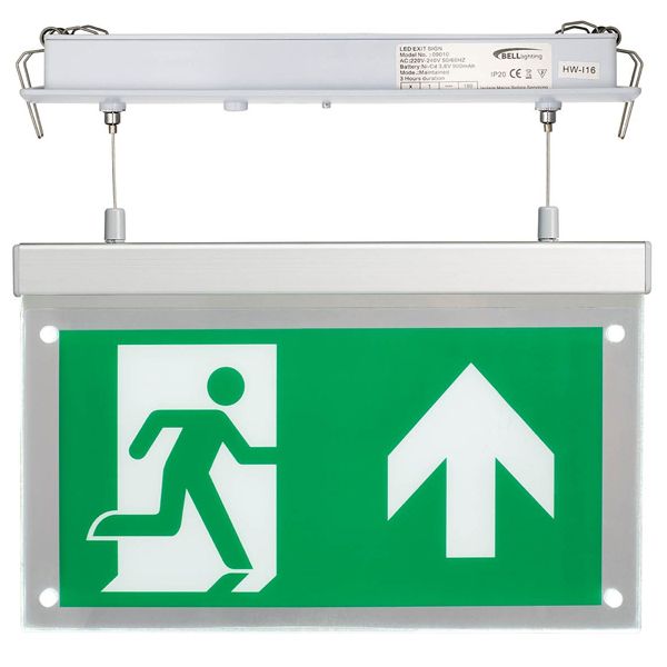 BELL Lighting 09010 Spectrum 2.5W LED Emergency Exit Blade Light ...
