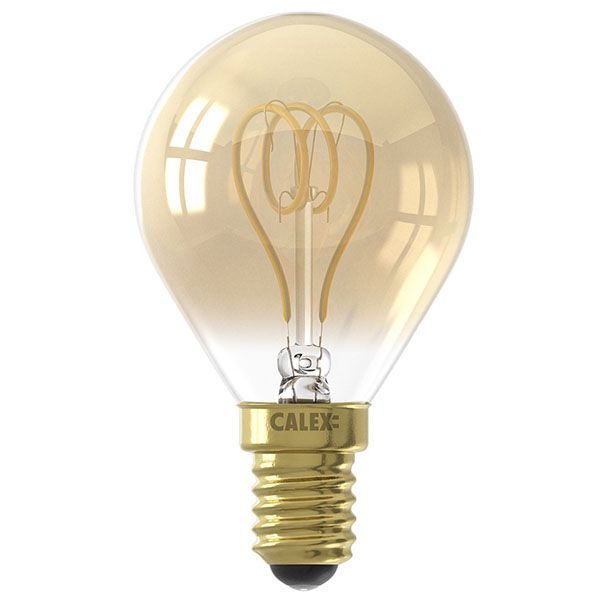 Calex LED SES/E14 Gold Golfball Lamp