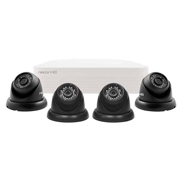 ESP Rekor 4 Channel 500GB HD Dome kit 4 Cameras - Black