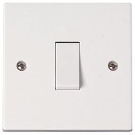 10 Amp 1 Gang 1 Way Plate Switch | Lightsave