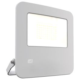 Ansell Zion LED Polycarbonate Floodlight - 30W Cool White - White