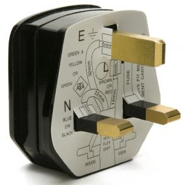 EA13APTB 13AMP Plug Top Black