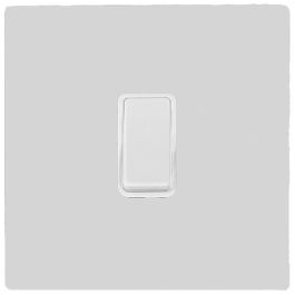 Hamilton Sheer CFX Primed White Paintable 1 Gang 2 Way Light Switch ...