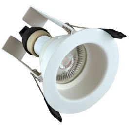 Integral LED White Round Recessed Fire-Rated Downlight With Insulation ...