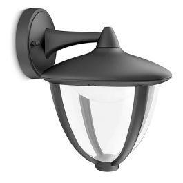 Philips Robin 4.5W Black LED Outdoor Wall Light | Lightsave