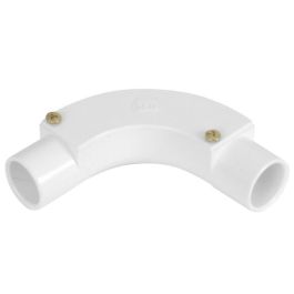 PVC Conduit Inspection Bend - 20mm White | Lightsave