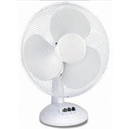 Status 16 Inch Oscillating Desk Fan - White | Lightsave
