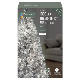 Premier 1000 White LED Christmas Lights (25M) | Lightsave